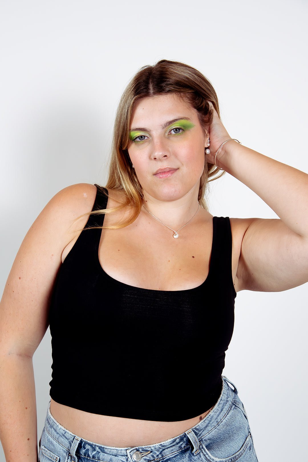 Api Mid Crop Top in Black – Manners London