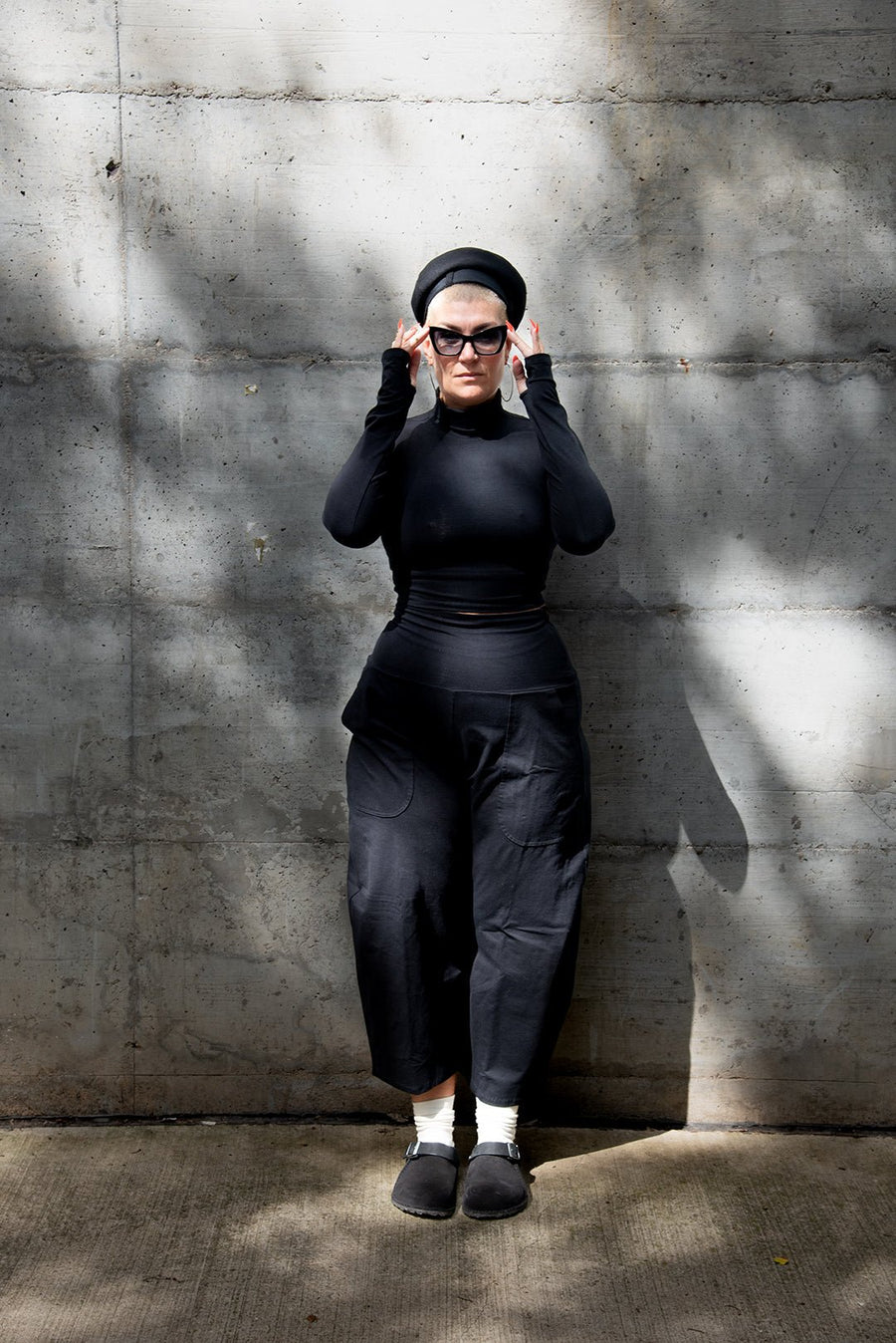 Puff Pants Regular in Black | Plus Size Black Pants – Manners London